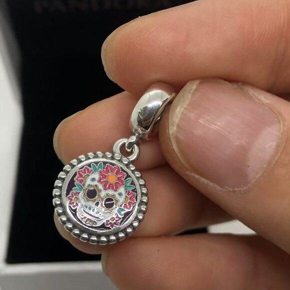 Pandora | Jewelry | Pandora Mexico Day Of The Dead Flowers Purple ...